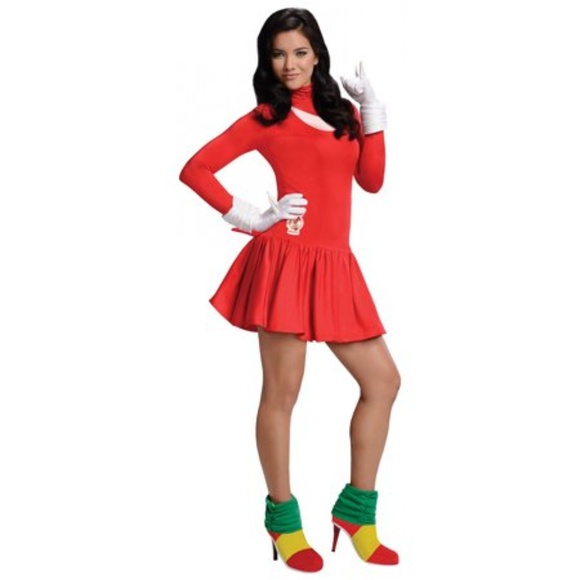 Rubie's | Dresses | Sonic The Hedgehog Knuckles Costume Sexy New Glove ...